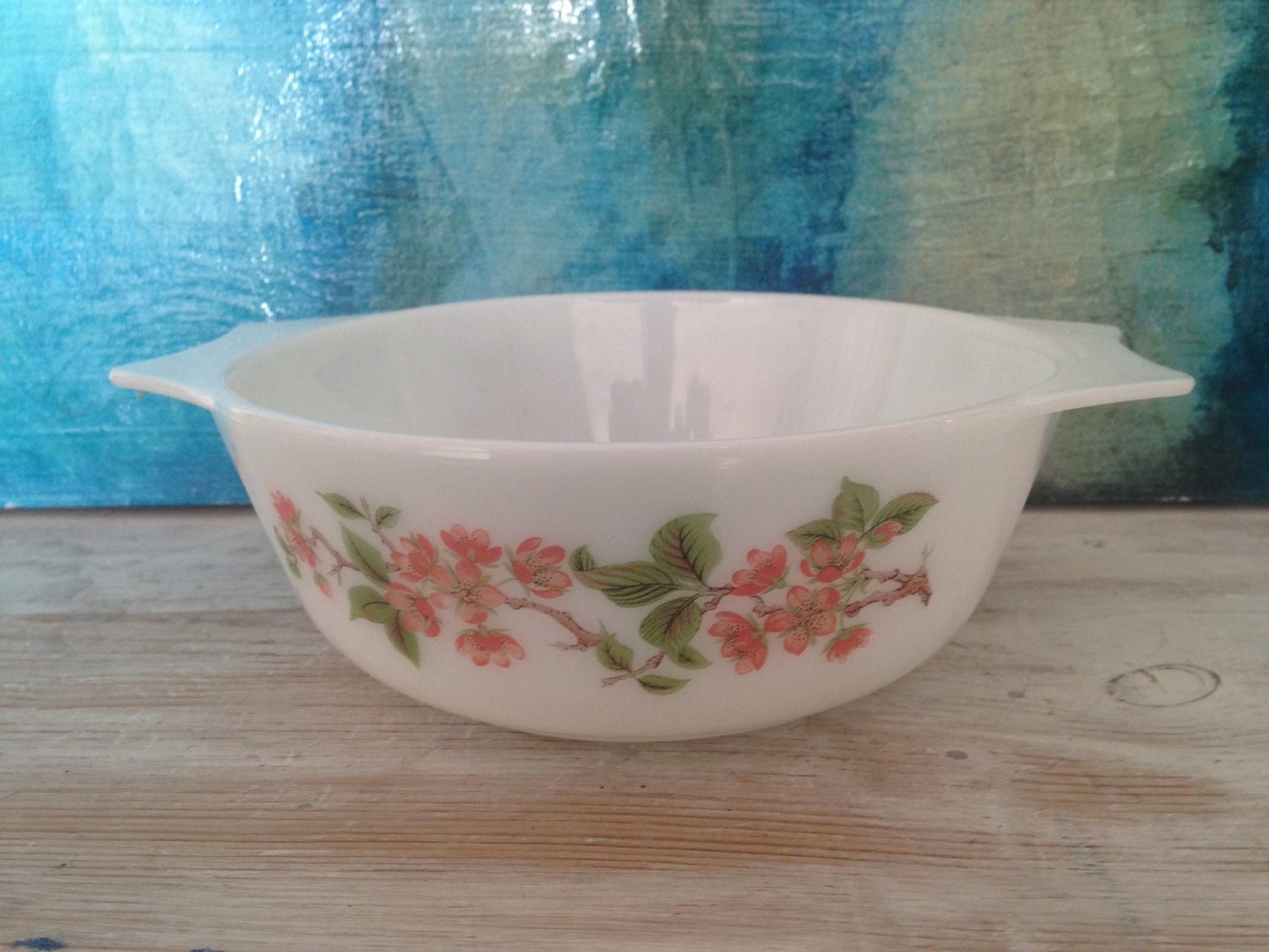 British Pyrex Cute Cherry Blossom Casserole – Haute Juice