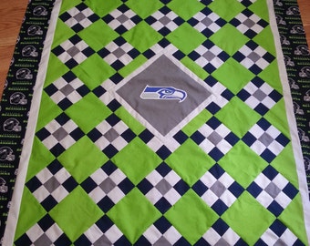 Seahawks quilt | Etsy