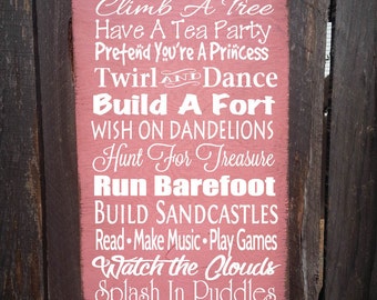 Popular items for little girl signs on Etsy