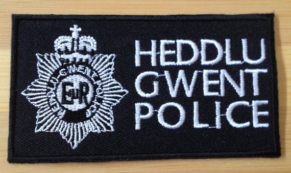 Heddlu Gwent Police Iron on Patch Tactical Vest UK by PremierPatch