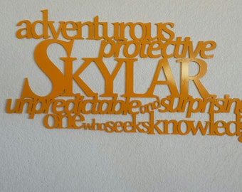 Name meaning sign | Etsy