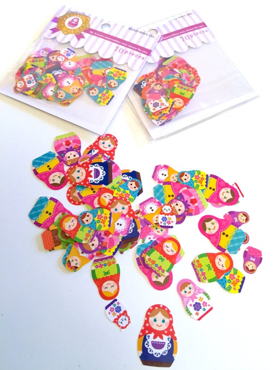 Matryoshka matryoshka sticker 70 stickers Russian doll