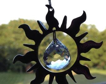 Unique hanging crystals related items | Etsy