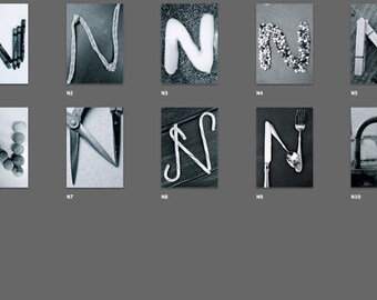 Items similar to Framed Alphabet Letter Art Photography Love your ...