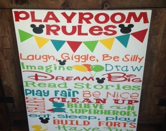 Playroom sign | Etsy