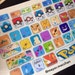 Pokemon inspired keyboard stickers for MacBooks and Apple