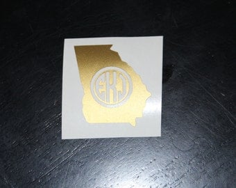 Georgia state decal | Etsy