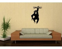 Popular items for monkey wall art on Etsy