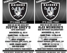 Popular items for raiders birthday on Etsy