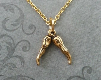 Pizza Friendship Necklaces Pepperoni Pizza by CharmsOnThings