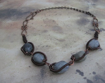 Unique twisted wire jewelry related items | Etsy