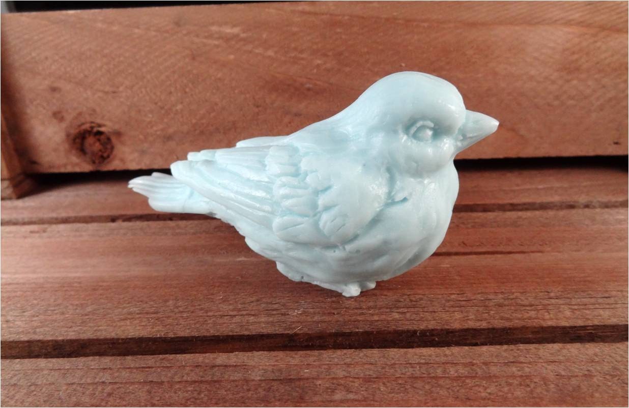 Bird Soap: Decorative 3D Soap Bar Shaped Like A by smellycatsoaps