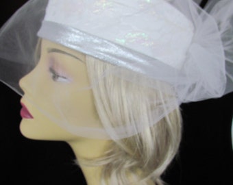 Popular items for pillbox hat and veil on Etsy