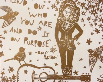 Dolly parton print | Etsy