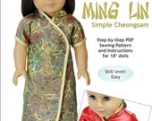 Pixie Faire Doll Tag Clothing Ming Lin Doll Clothes Pattern for 18 inch ...