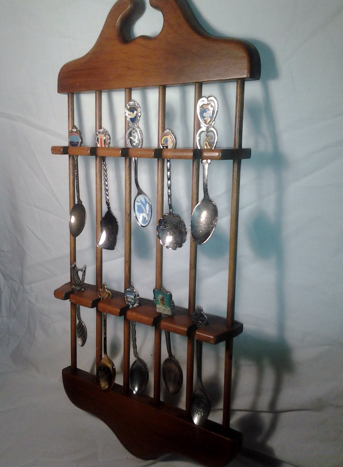 Vintage souvenir wooden spoon rack – Haute Juice