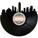 Detroit Skyline Records Redone Label Vinyl Record Art Unique