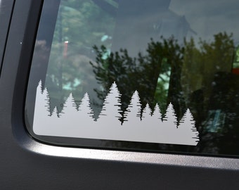 Forest decal | Etsy