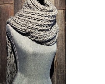 Unique long scarf knit related items | Etsy