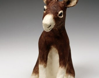 Popular items for ceramic donkeys on Etsy