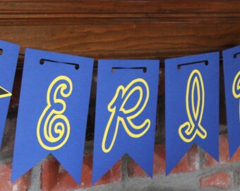 Graduation Banner Large Graduation Banner with Varsity Letters