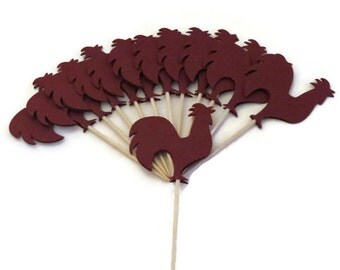 Rooster cake topper | Etsy