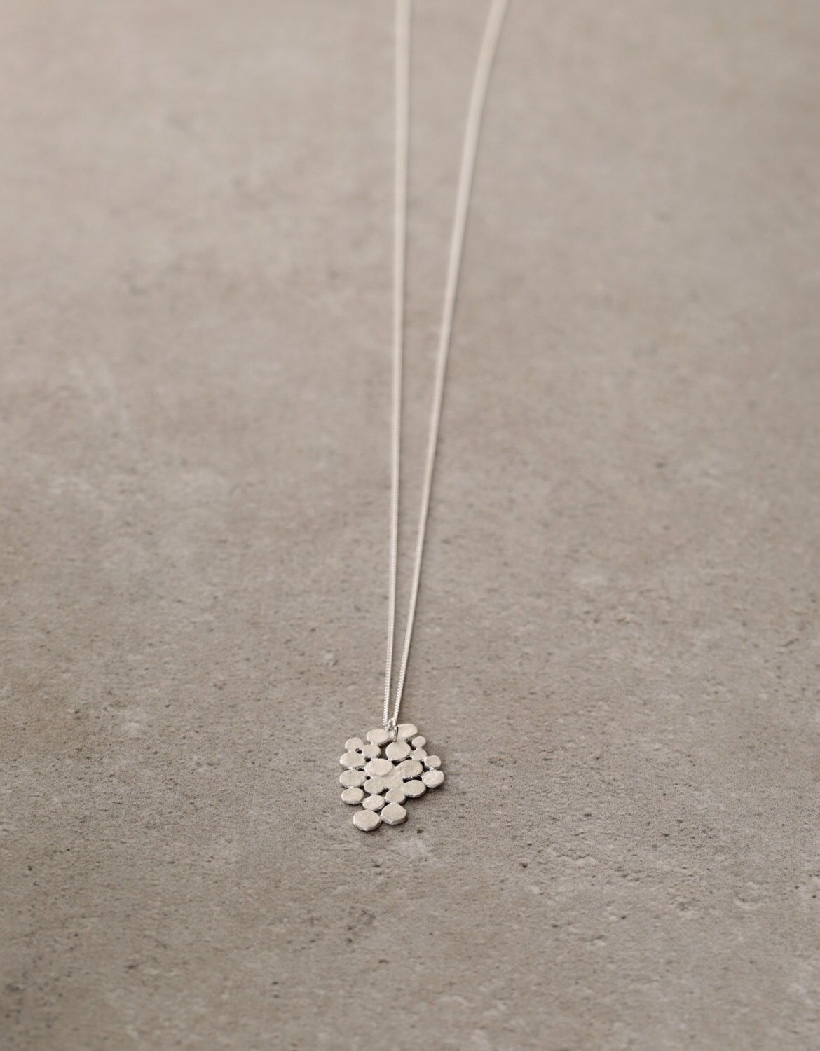 Sterling silver cluster necklace holiday by StudioBALADI on Etsy