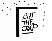 Unique cut the crap related items | Etsy
