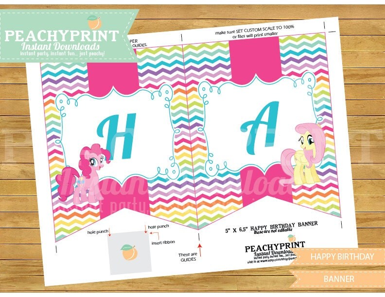 My Little Pony Banner Instant Download