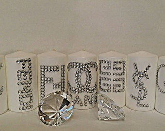 Bling candle | Etsy