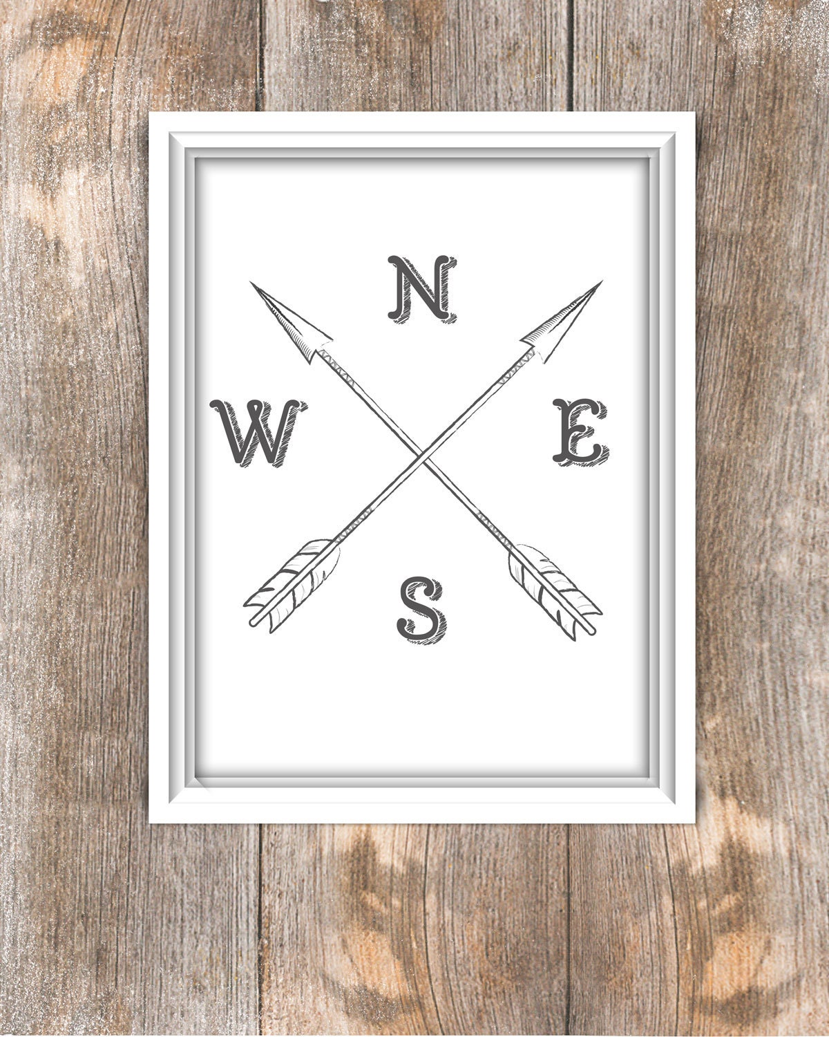 Compass wall art Compass Printable Art NWES poster compass
