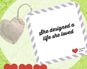 Charming hand sewn novelty tea bags with tea tags by adaywithRae