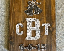 Popular items for monogram string art on Etsy