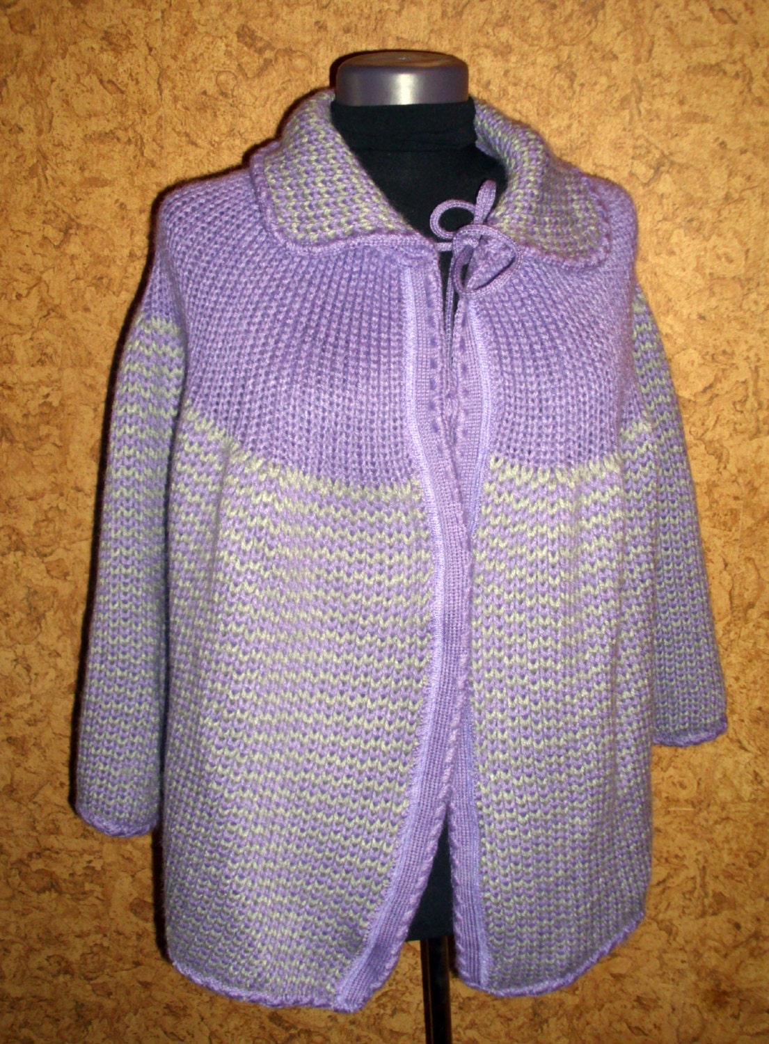 Retro cape,mechanic knitting, 1990s – Haute Juice