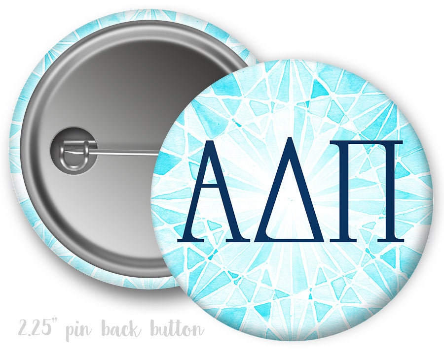 ADPi Alpha Delta Pi Diamond Single or Bulk 2.25 Pinback