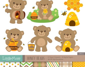 Honey bee bear | Etsy