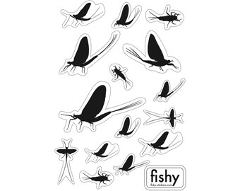 Fly stickers | Etsy