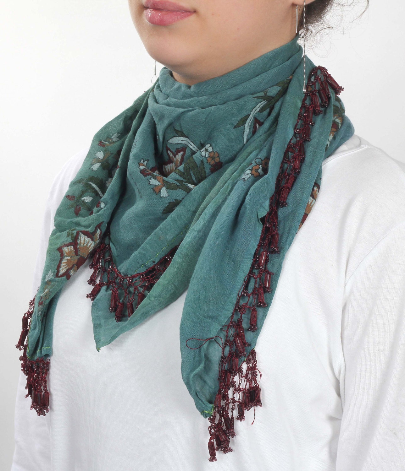 Bridesmaid gift scarf – assorted color crochet scarf-wedding gift ...