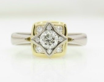 Star engagement ring | Etsy