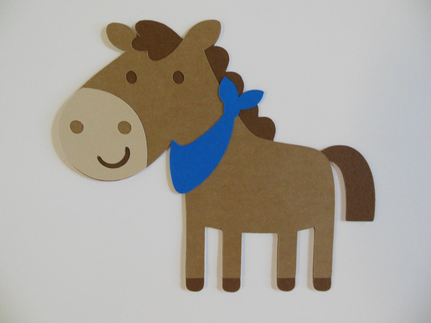 Farm Animal Cutouts Chick Cow Horse Lamb Pig and