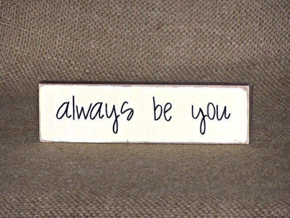 Rustic Small Wooden Sign, Home or Office Inspirational Decor, Shabby ...