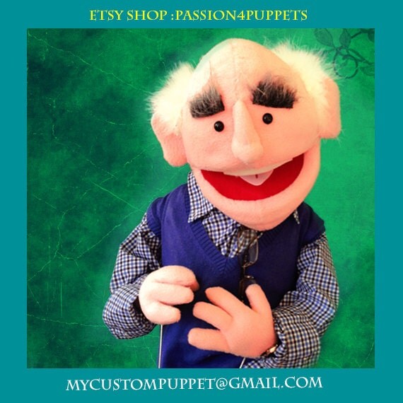 Custom Professional Puppets Portrait Puppet by Passion4Puppets