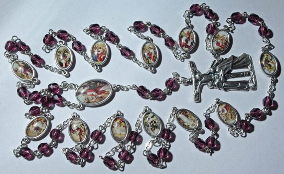 Rosary Chaplet Stations Way of the Cross Purple Lent Lenten
