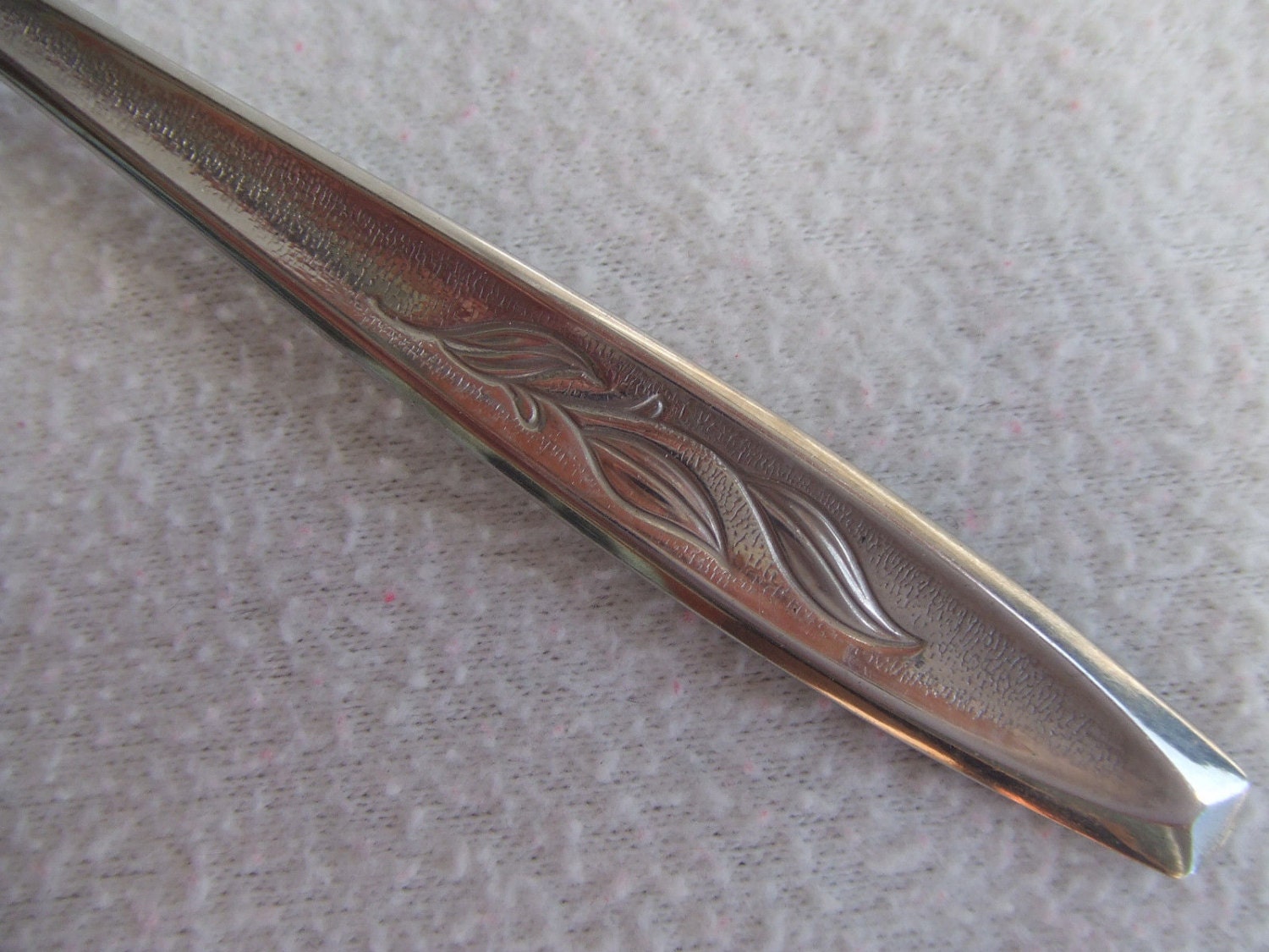 8 Piece Vintage International Silver Whispering Leaves Insico Serving ...