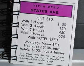 Ventnor Ave Monopoly Notebook