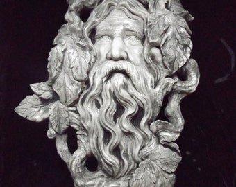 Satyr Pan Head Wall Hanging Pagan Celtic Mythology Demon Devil