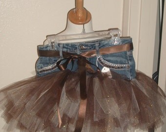 Denim tutu | Etsy