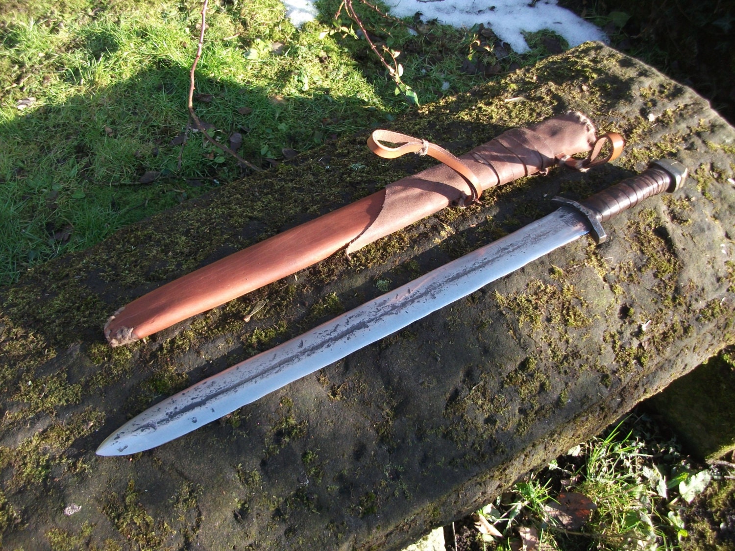 Hand Forged Barbarian or Viking Sword by MountainKingForge on Etsy