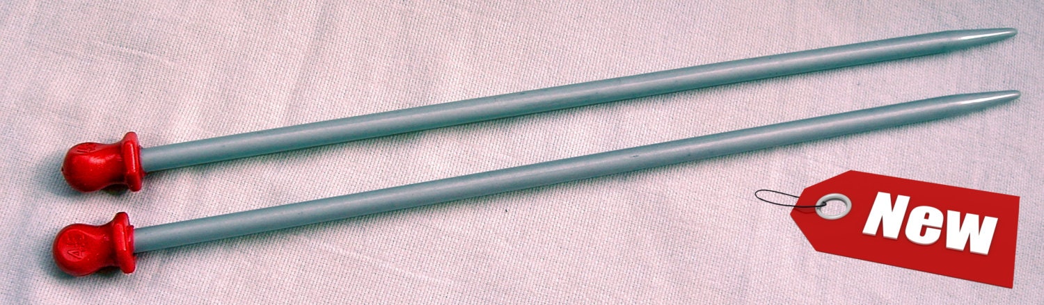 Knitting needles. Short straight knitting needles. Orfe metal