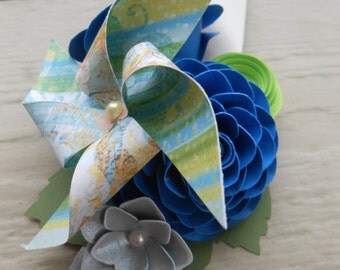 Custom Paper Flower Wedding Bouquets. You Pick by TreeTownPaper